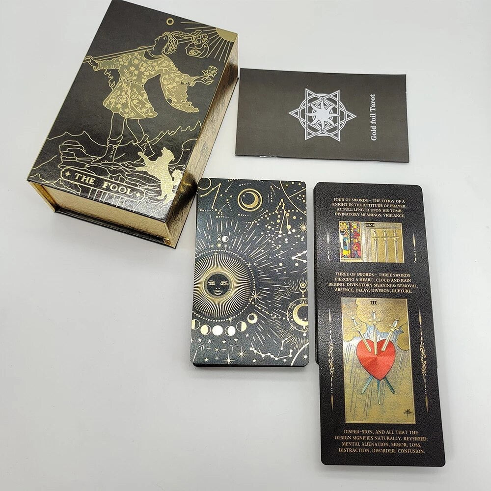 Astrology-Themed Tarot Card Deck | Informational Tarot Card Set with C ...